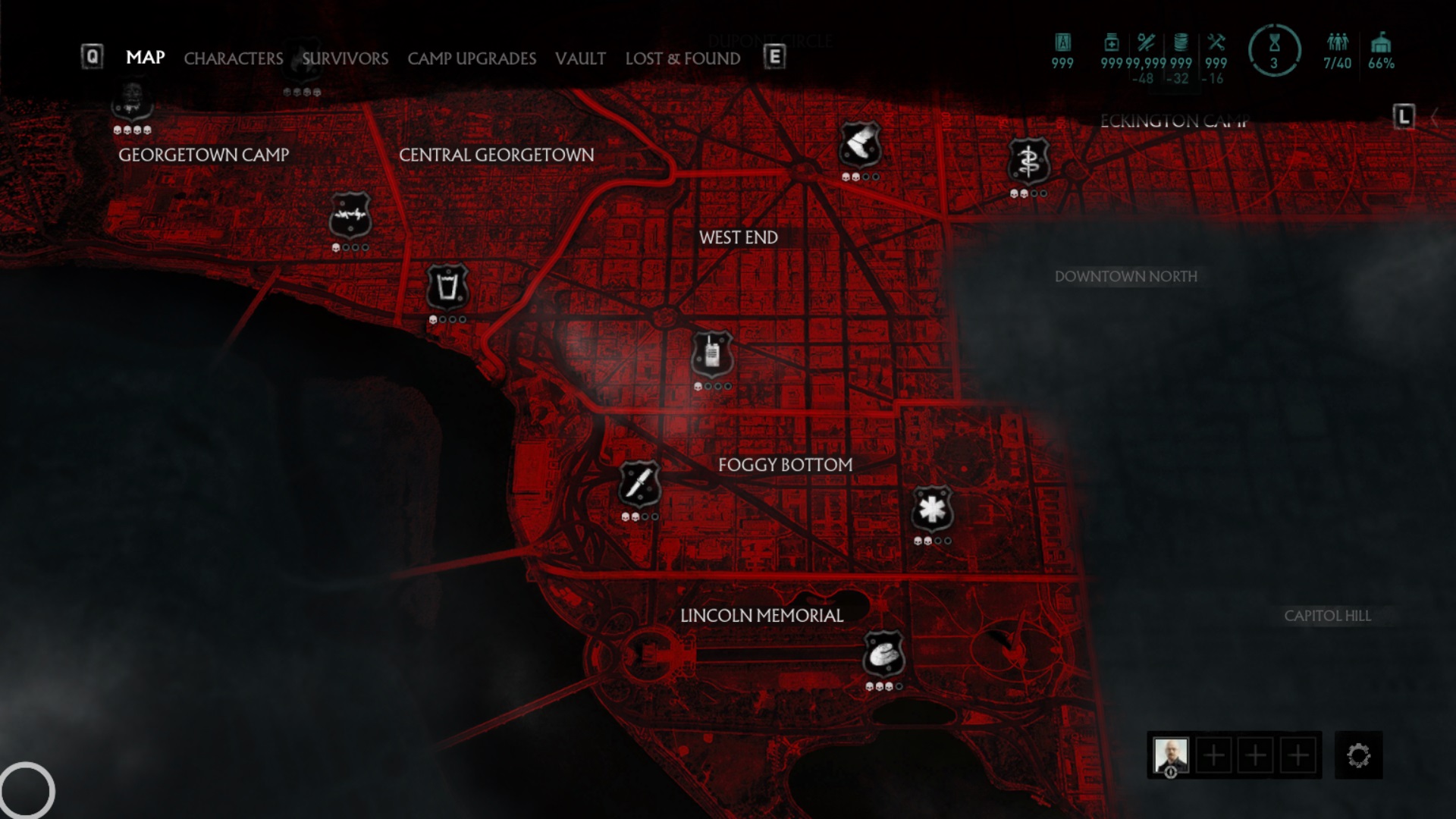 مرحله capitol hill در بازی Overkill's The Walking Dead - پارسی گو